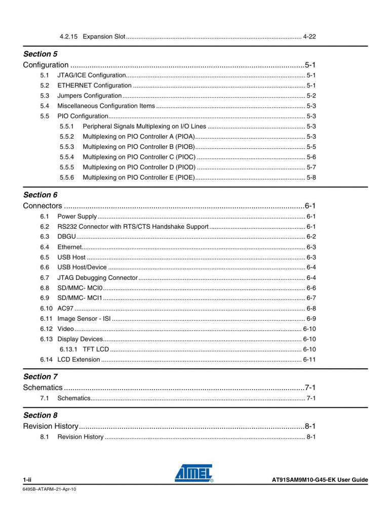 AT91SAM9M10-G45-EK document page 3