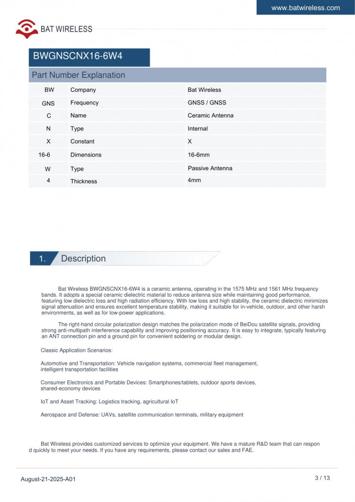 BWGNSCNX16-6W4 datasheet page 3