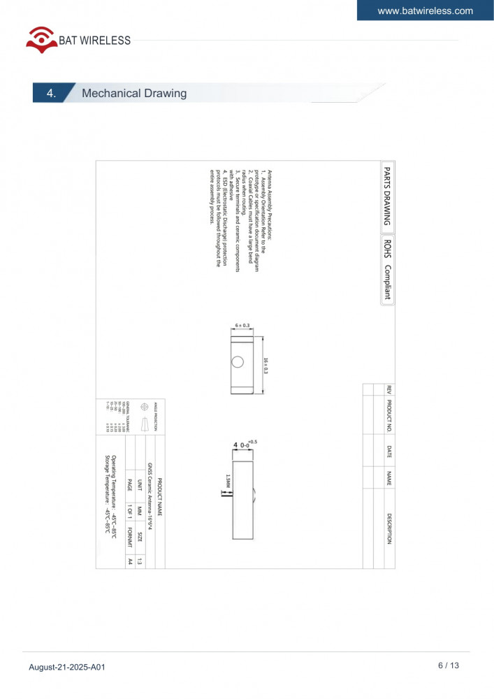 BWGNSCNX16-6W4 datasheet page 6