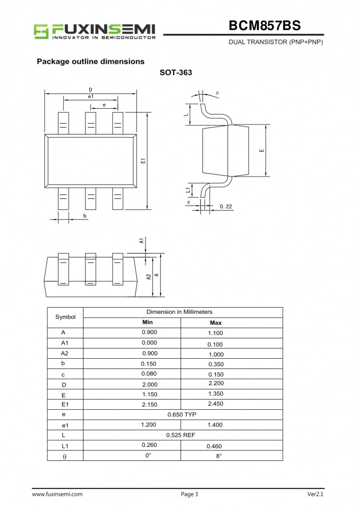 BCM857BS datasheet page 3