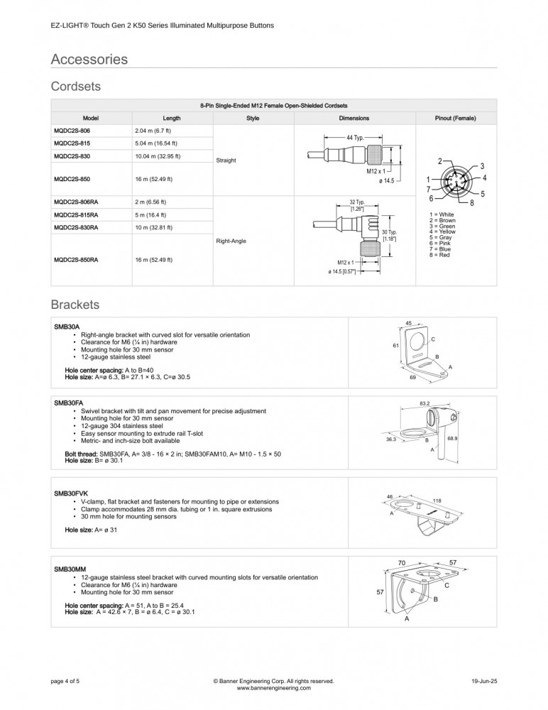 K50 product document page 4