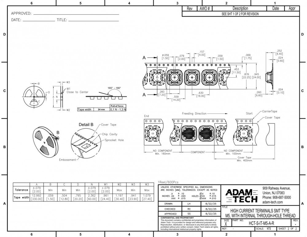ADAM TECH HCT-S-IT-M5-A-R drawing, sheet 2