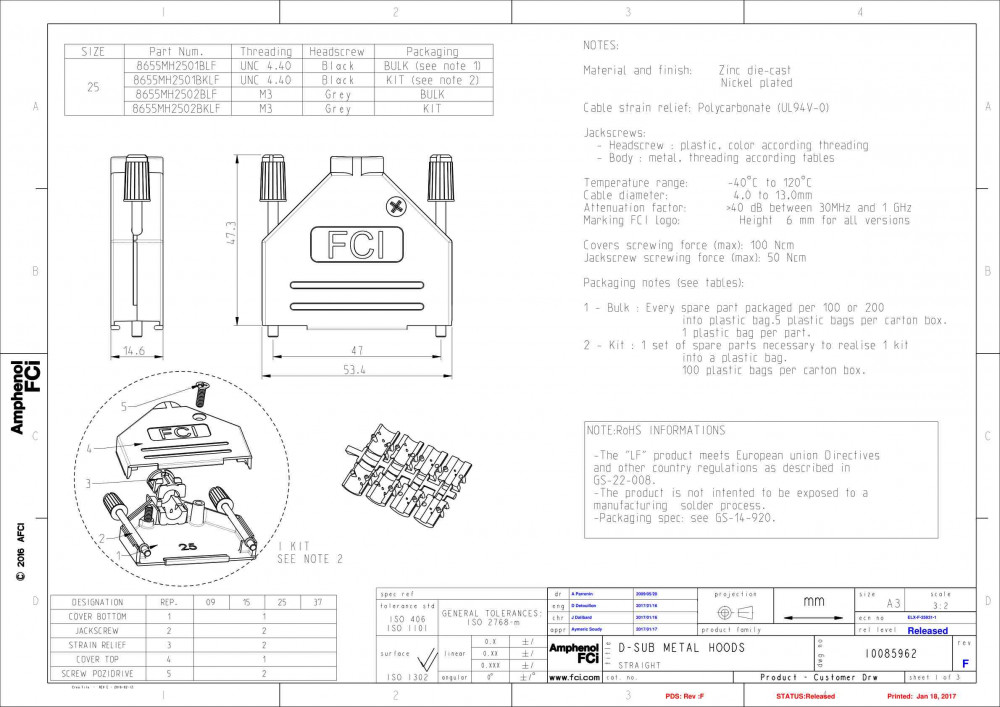8655MH2501BKLF technical drawing page 1