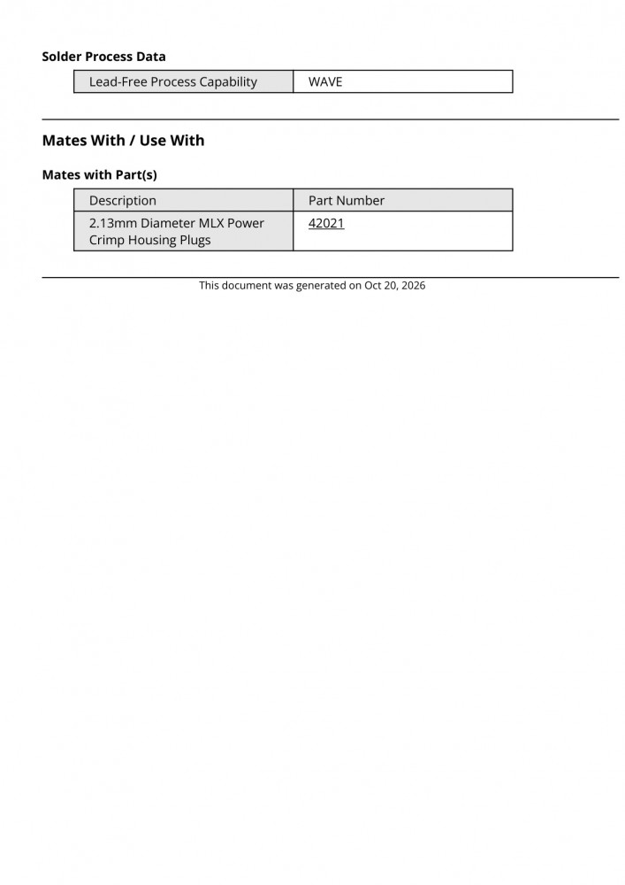 MOLEX 367590102 technical document, page 4