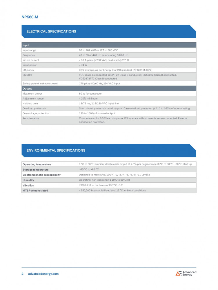 NPS64-M technical document page 2