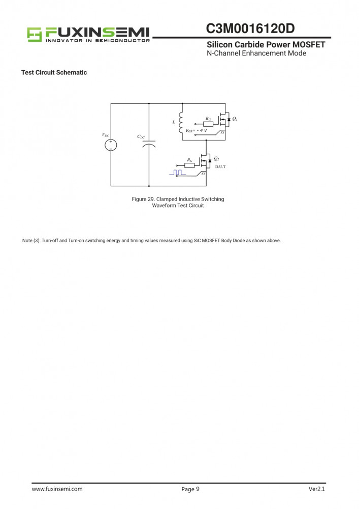 C3M0016120D datasheet page 9