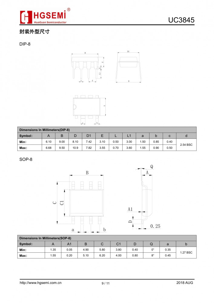 UC3845M/TR datasheet page 9
