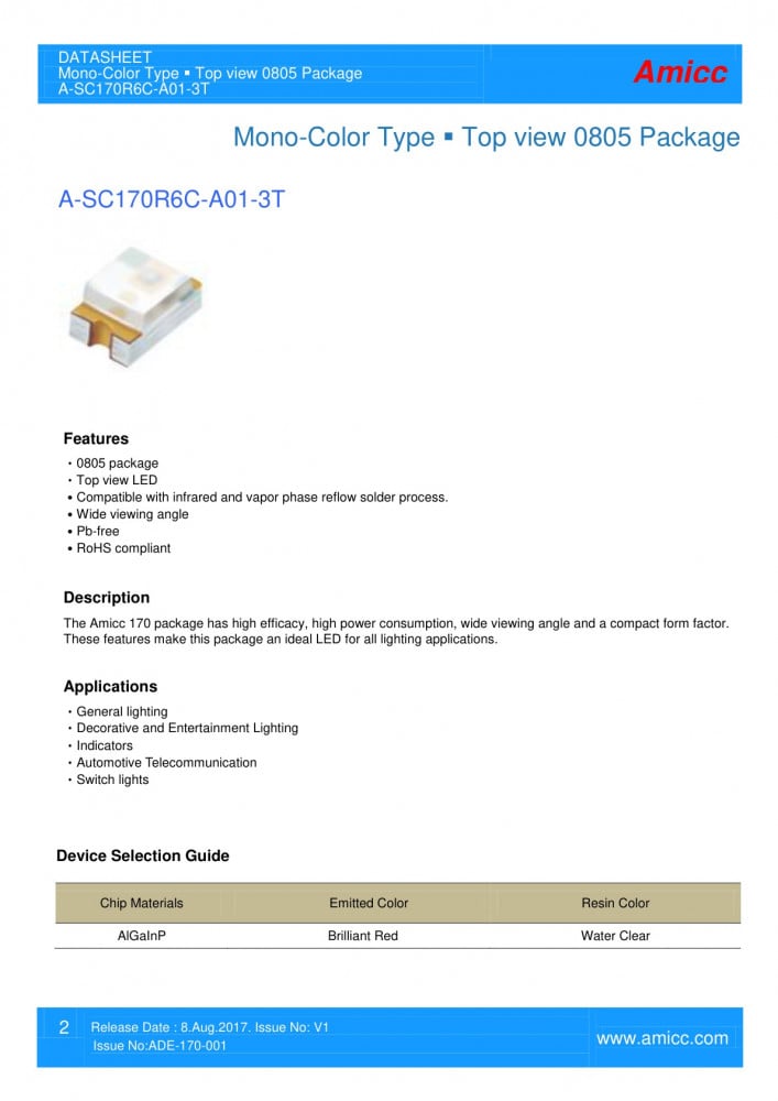 A-SC170R6C-A01-3T approval sheet page 2