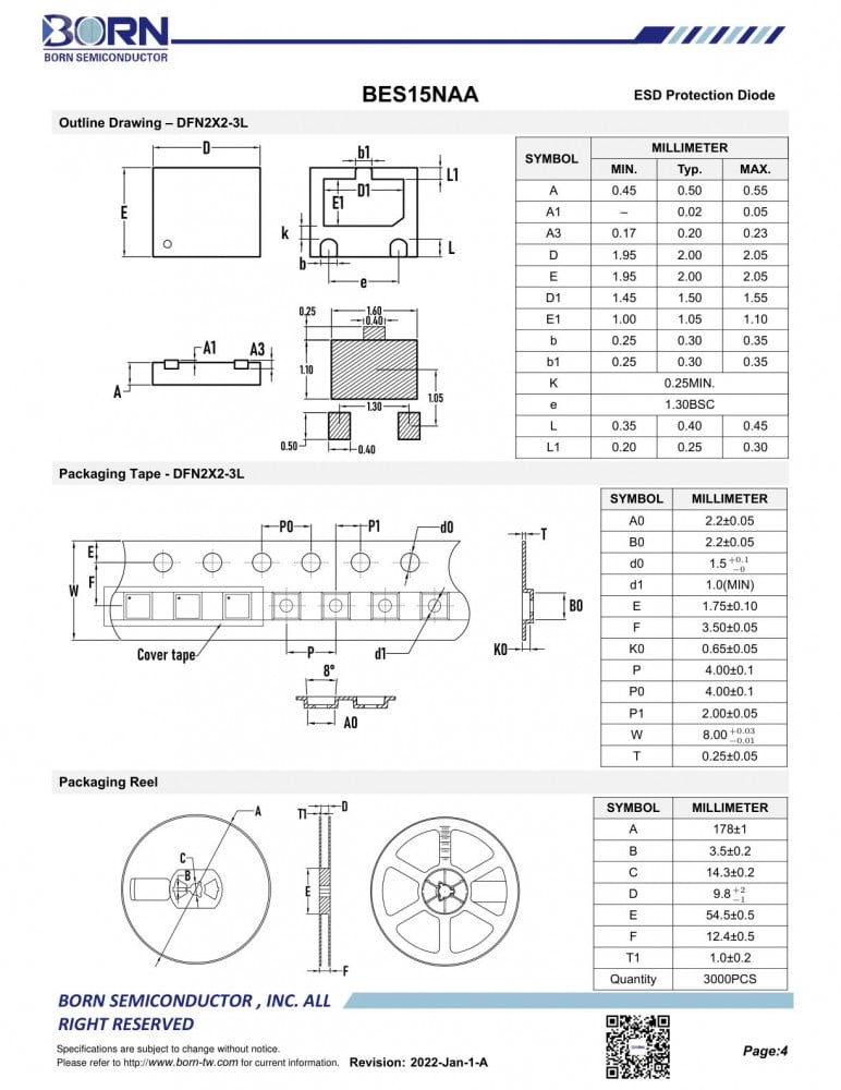 BES15NAA datasheet page 4