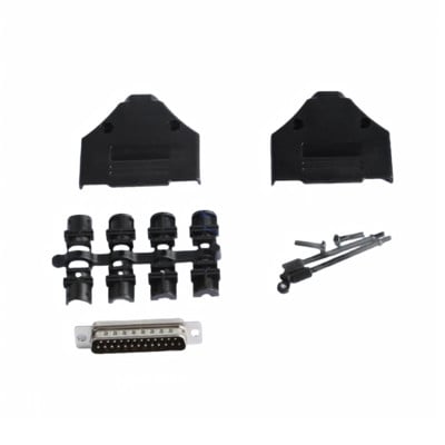 MH CONNECTORS MHDPPK25-DB25P-K D-Sub Backshell Hood