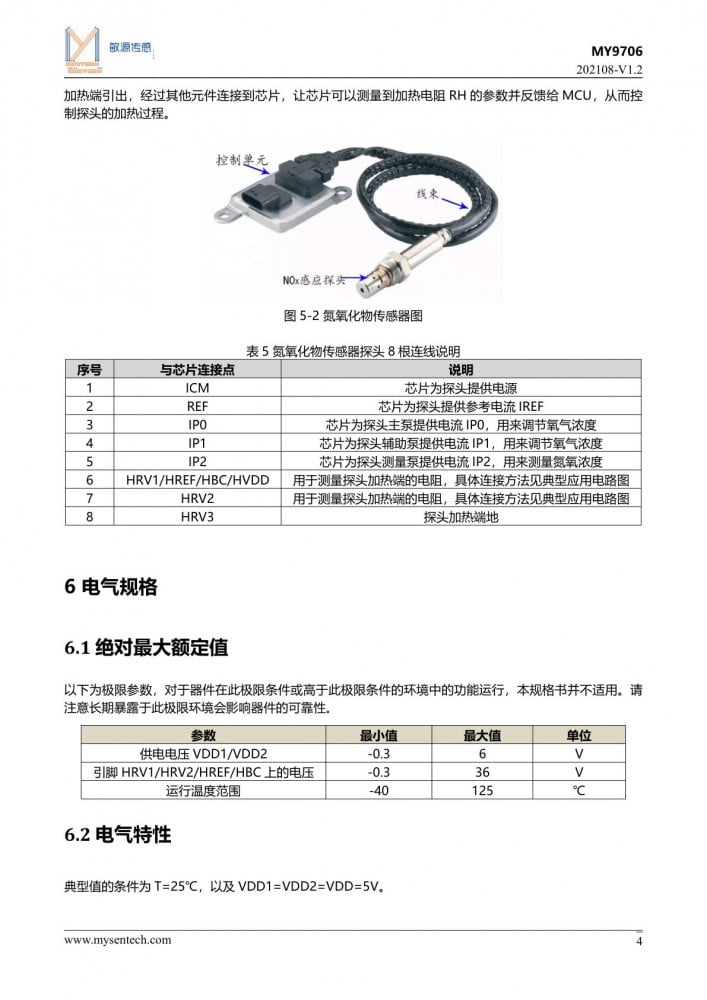 MY9706 datasheet page 4
