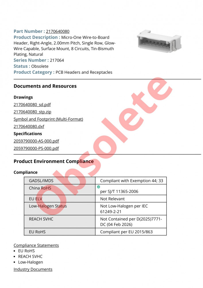2170640080 technical document page 1