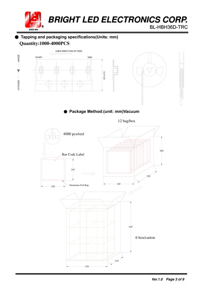 BL-HBH36D-TRC datasheet page 3