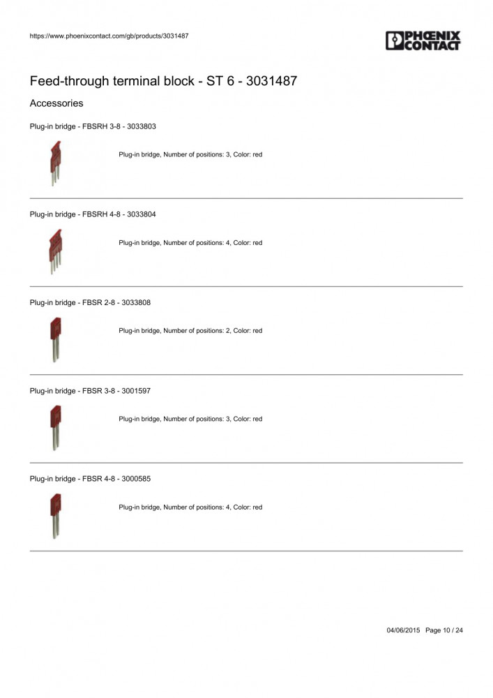 ST 6 3031487 technical document page 10