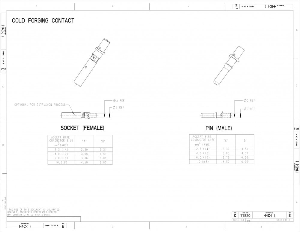 H4CMC2DI customer drawing sheet 4