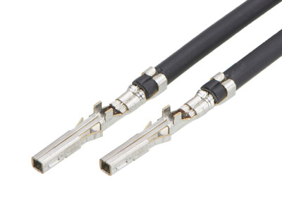 Pre-Crimped Lead Mini-Fit Sigma/TPA2 Female-to-Mini-Fit Sigma/TPA2 Female, Tin(Sn) Plating, 300.00mm Length, 16 AWG, Black