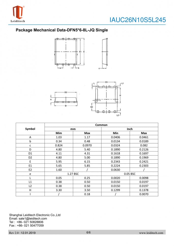 IAUC26N10S5L245 datasheet page 6