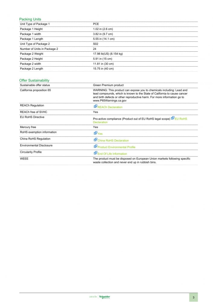 SSD1D530BDC1 technical document page 3