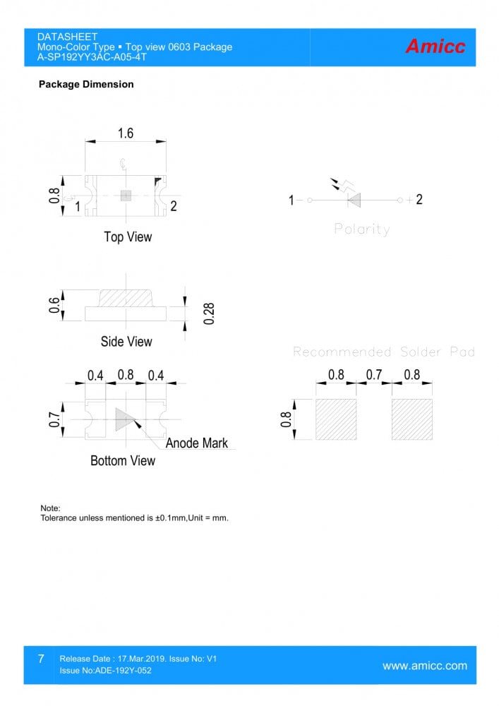 A-SP192YY3AC-A05-4T datasheet page 7