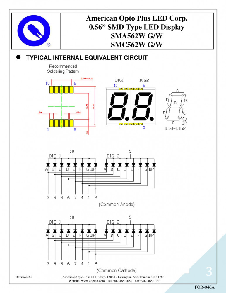 SMC562W datasheet page 3