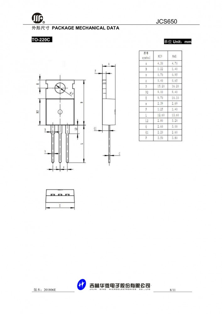 JCS650C datasheet page 8