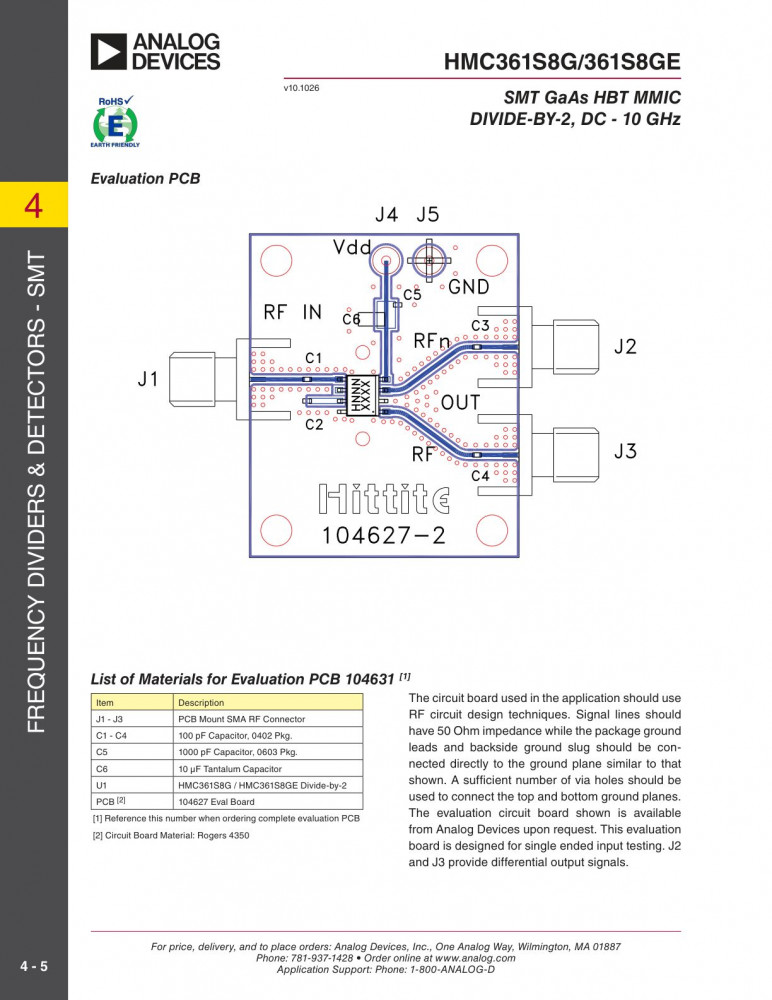 HMC361S8GE datasheet page 5
