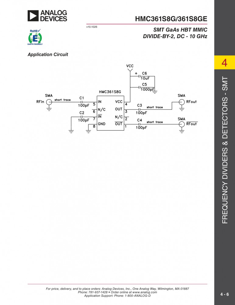 HMC361S8GE datasheet page 6
