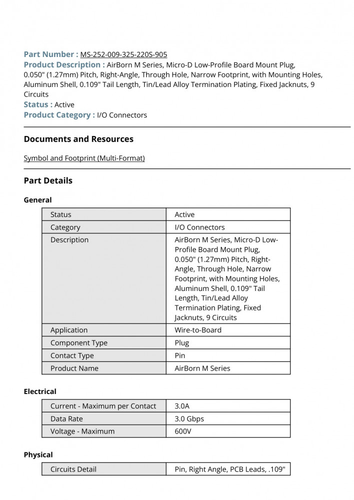 Product document image, page 1