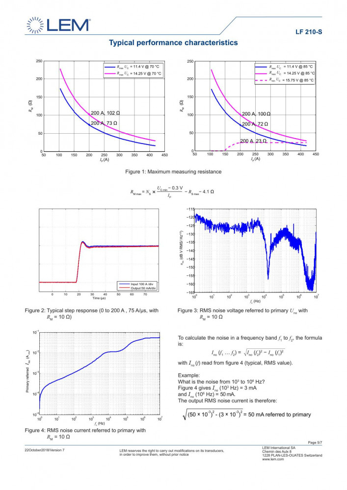 LF210-S datasheet page 5