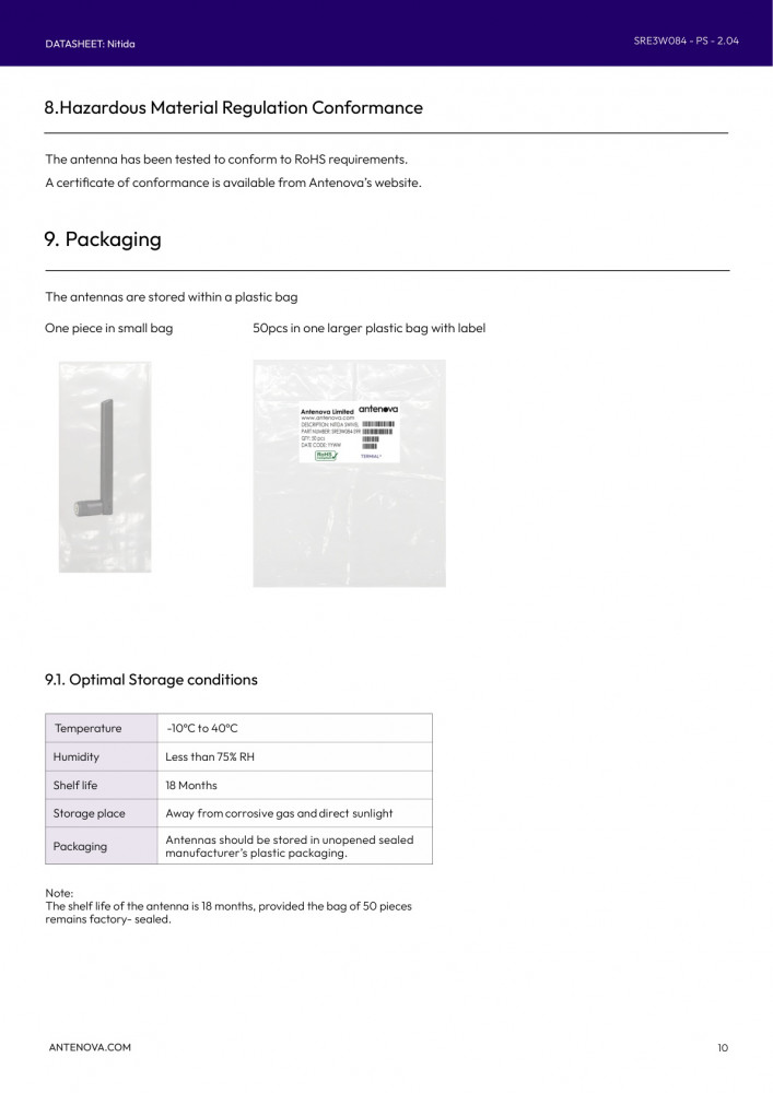 Nitida datasheet page 10