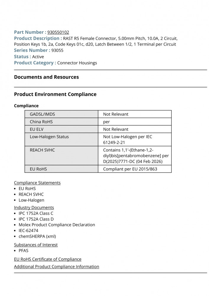 930550102 technical document page 1