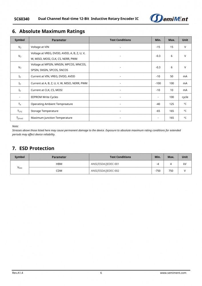 Technical document page 6