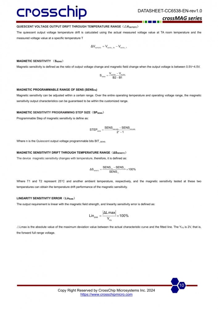 CC6538 datasheet page 10