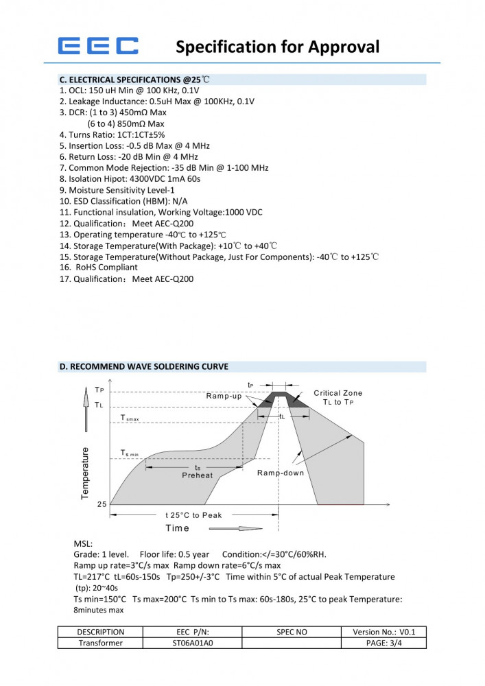 ST06A01A0 specification page 4