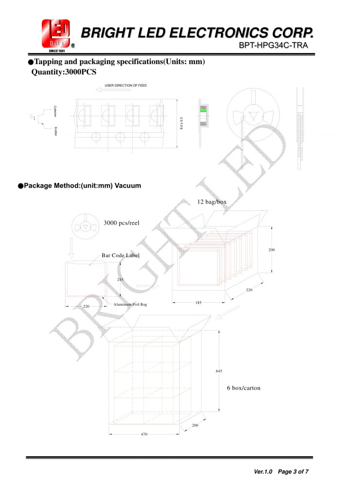 BPT-HPG34C-TRA datasheet page 3