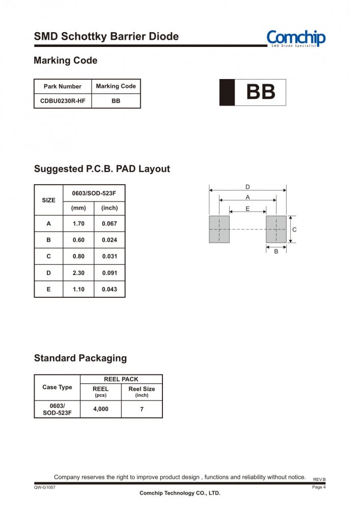 CDBU0230R-HF datasheet page 4