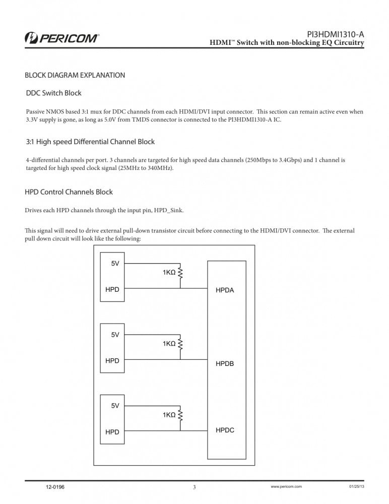 PI3HDMI1310-AZLEX datasheet page 3