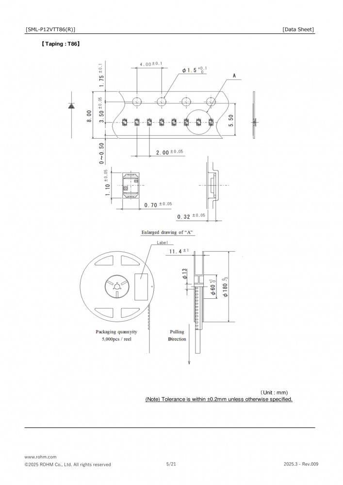 SML-P12VTT86RQ technical document page 5
