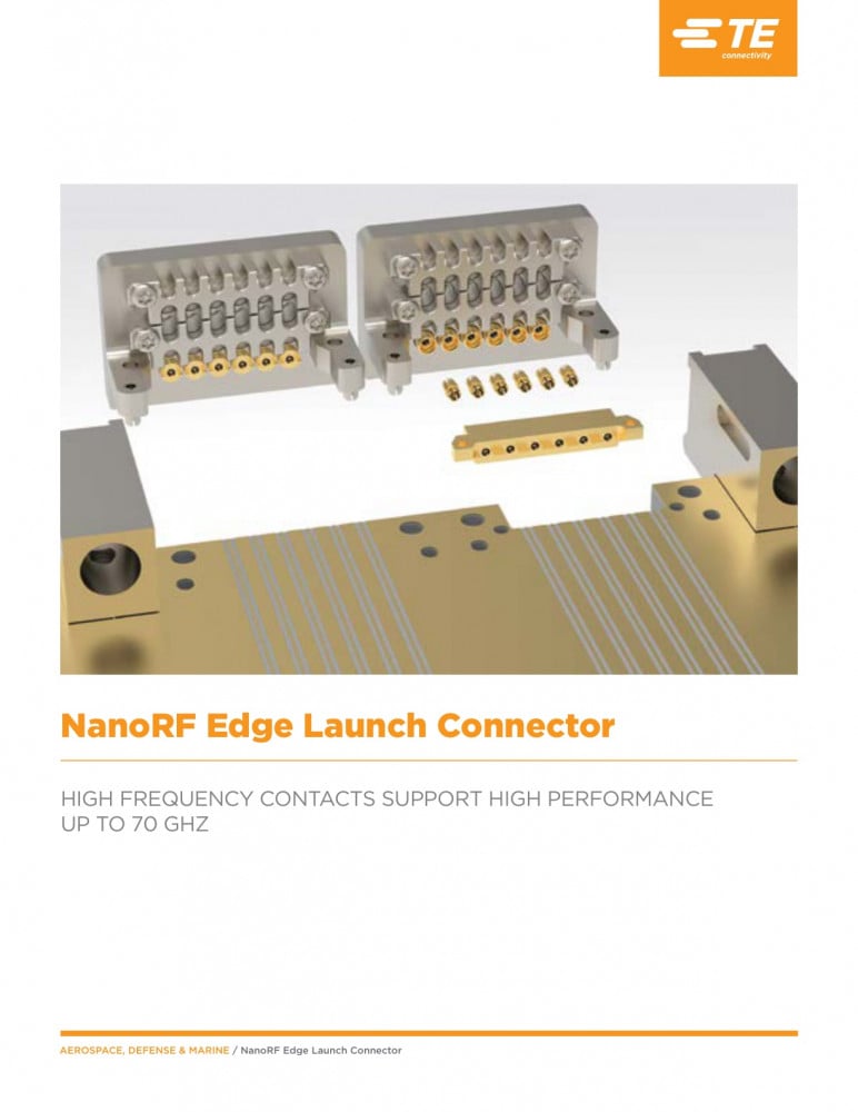 TE Connectivity NanoRF Edge Launch technical document page 1
