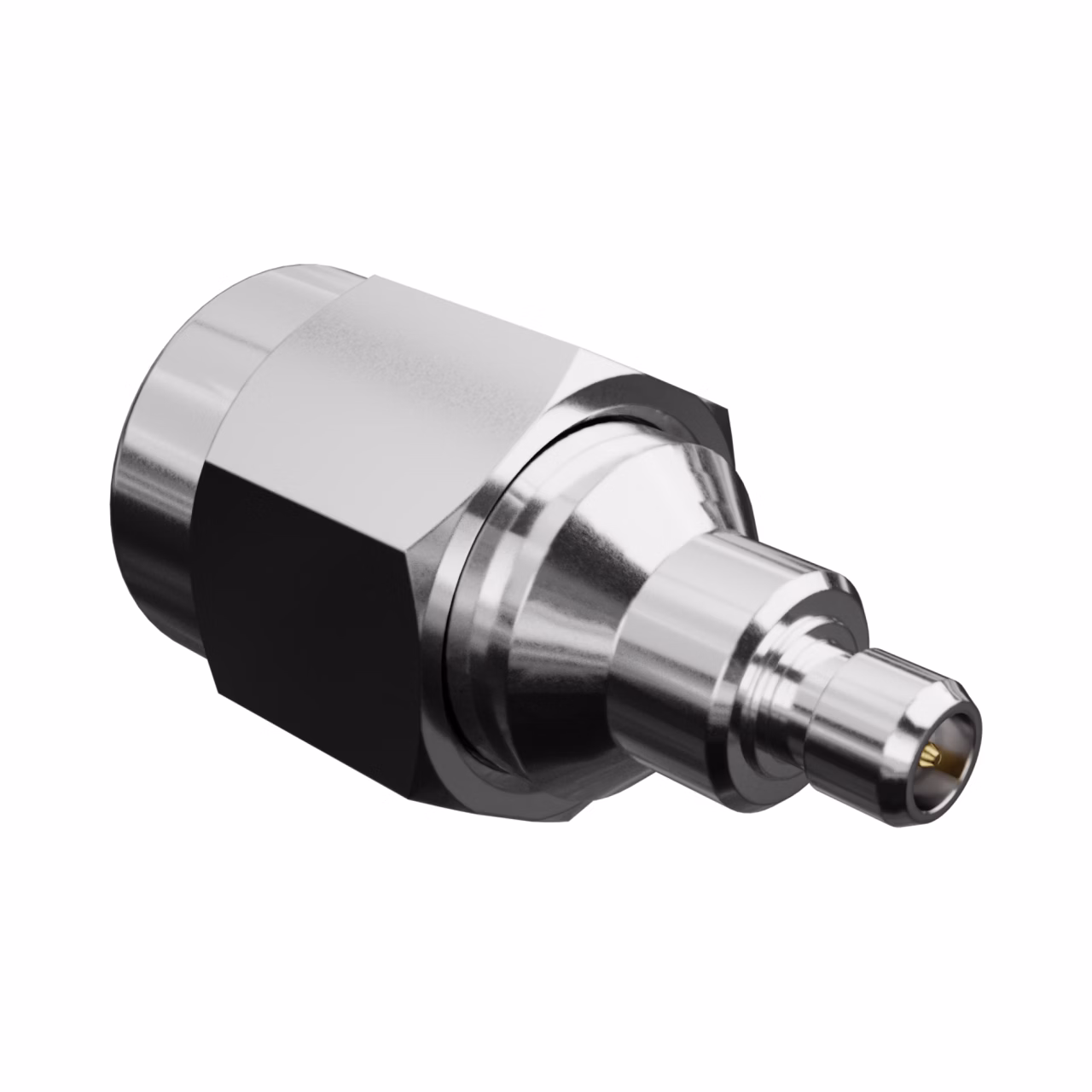 SMA Plug-to-MMCX Plug, Between-Series Adapter, One Piece Per Bag, 50 Ohms for sale