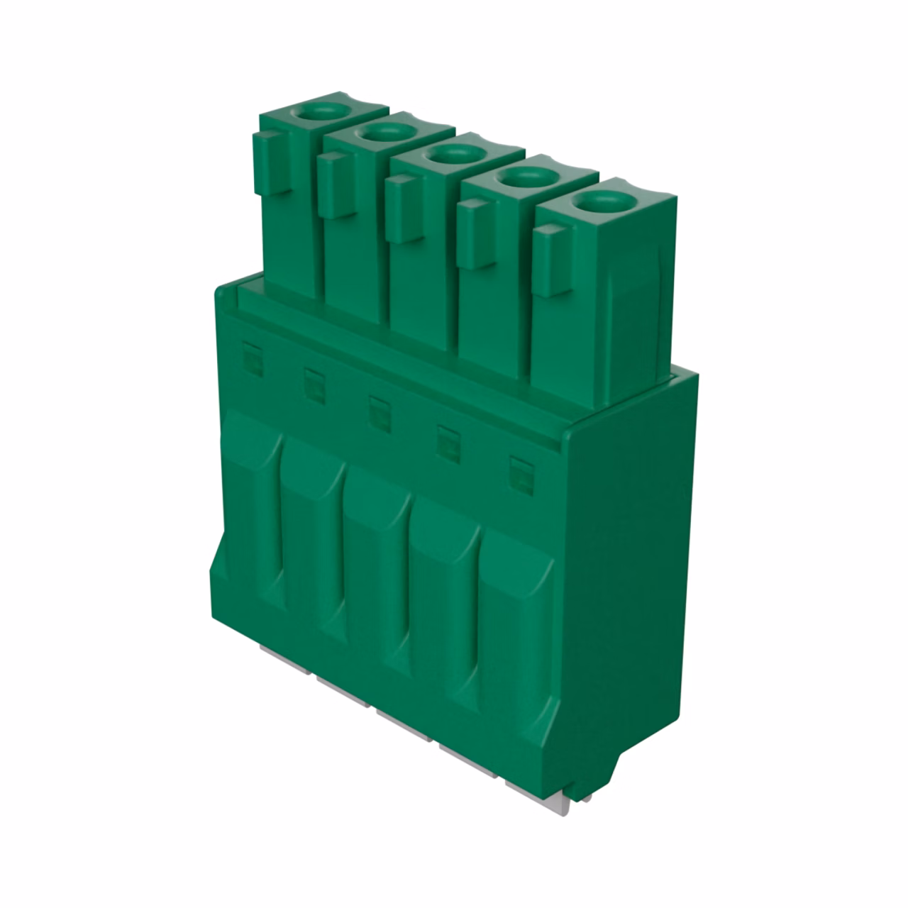 3.81mm Pitch Eurostyle Horizontal Plug, Spring Type, Single Row, 5 Circuits for sale