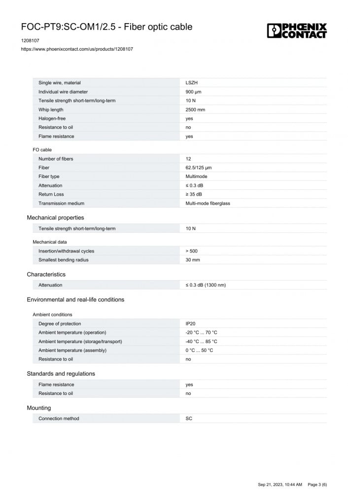 Phoenix Contact 1208107 technical document page 3