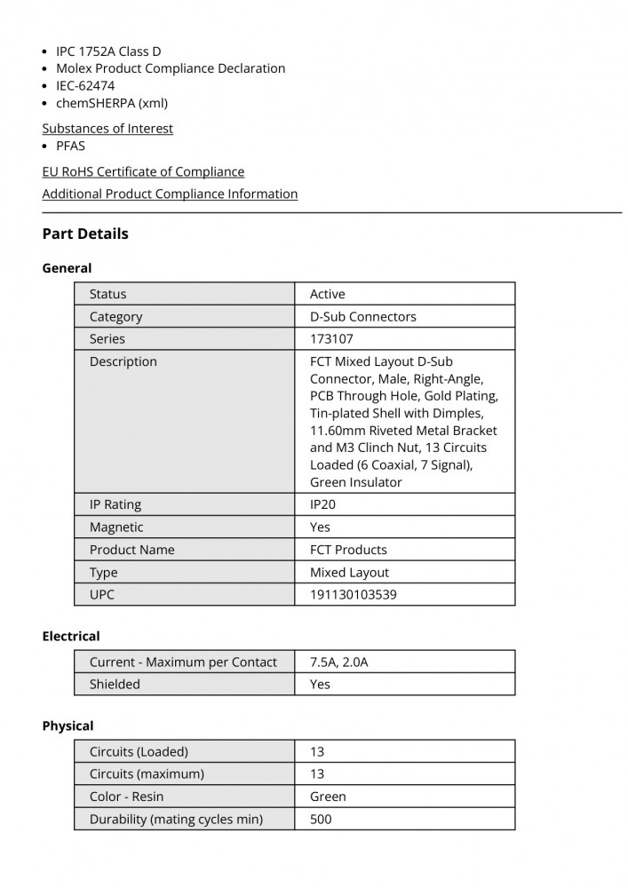 Product drawing page 2