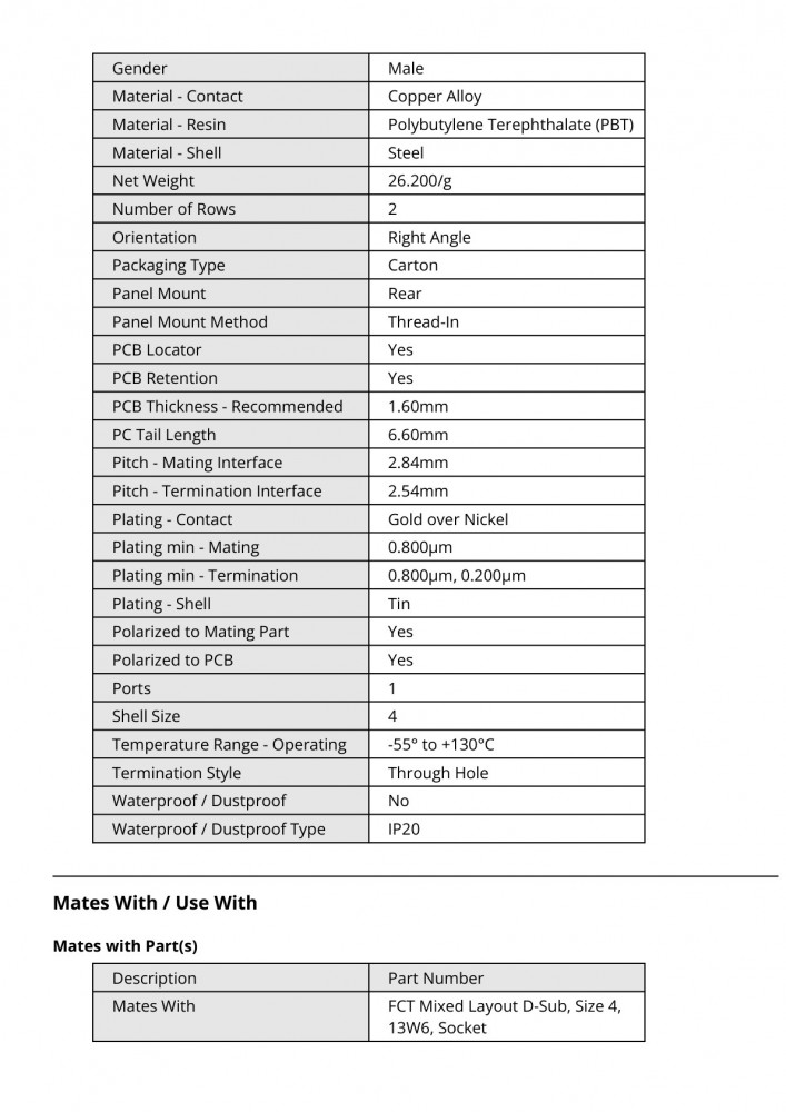 Product drawing page 3