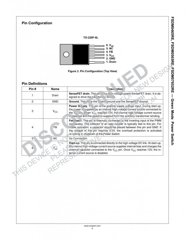 FSDM0565RE datasheet page 5