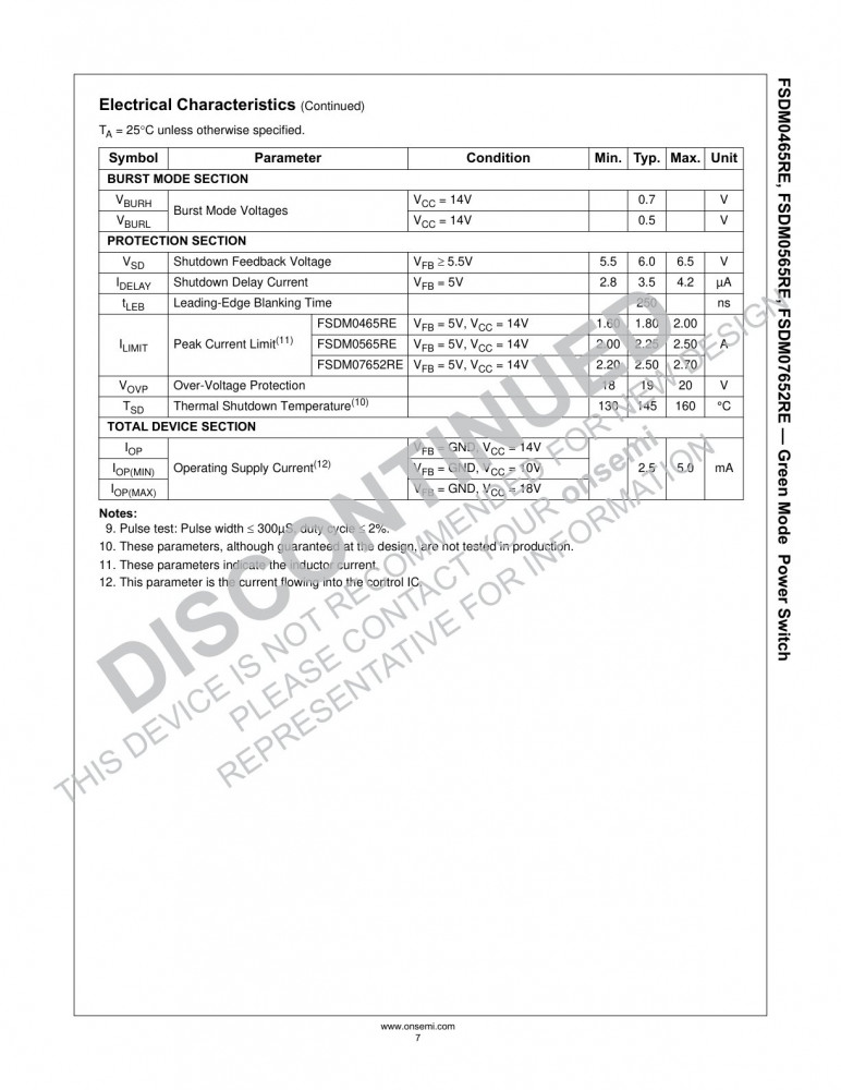 FSDM0565RE datasheet page 8