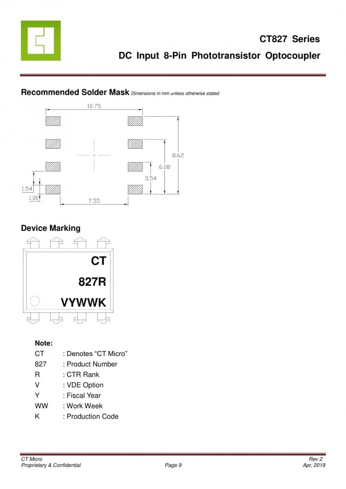 CT827 datasheet page 9