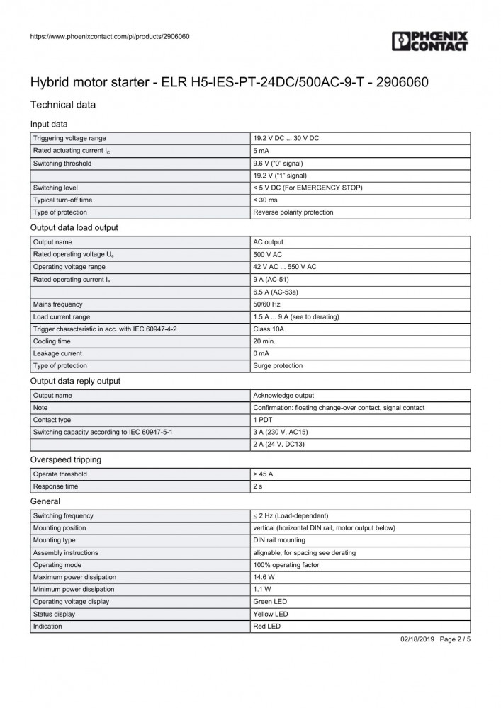 Product document page 2
