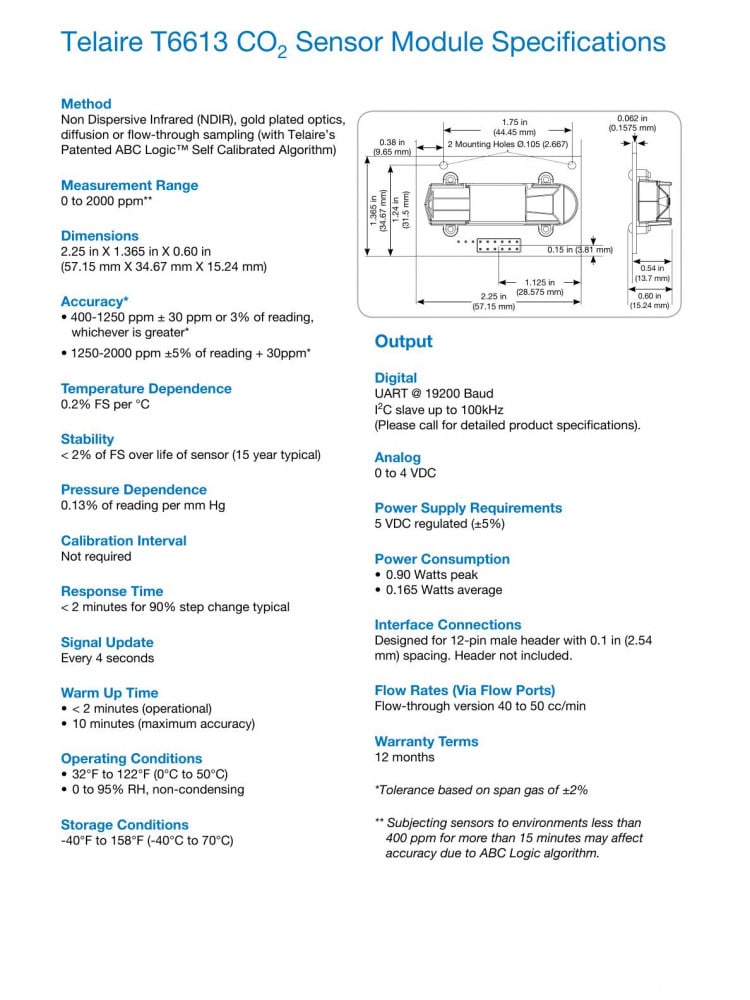 T6613-C technical document page 2