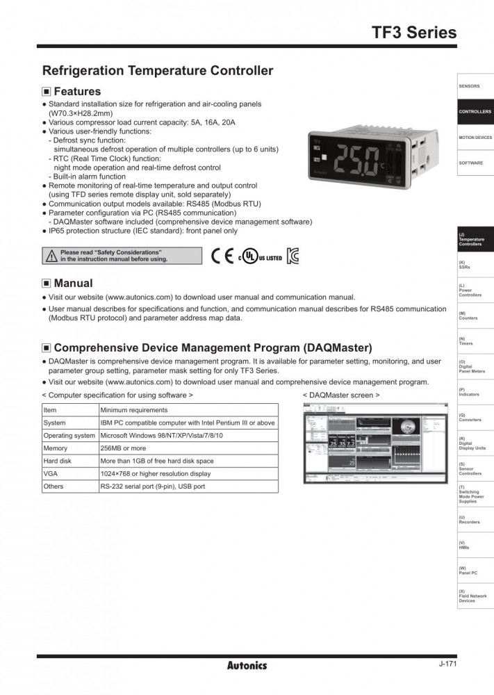 TF3 Series document page 1